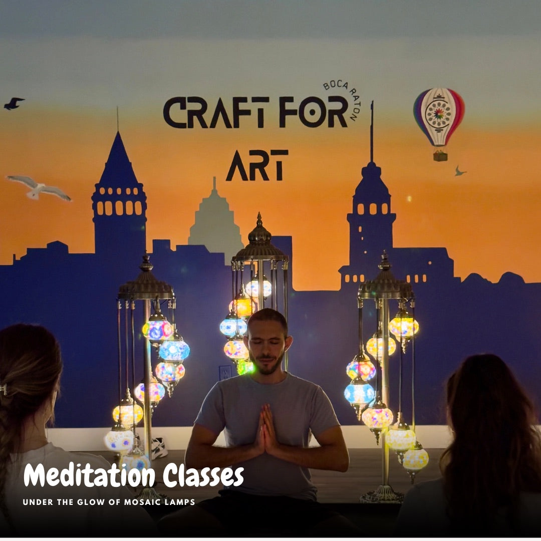 Mosaic Art Classes | Learn how to create your mosaic lamp