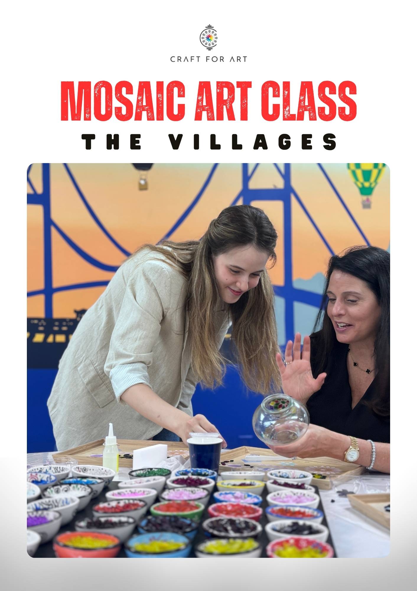 Mosaic Art Classes in The Villages | Craft for Art